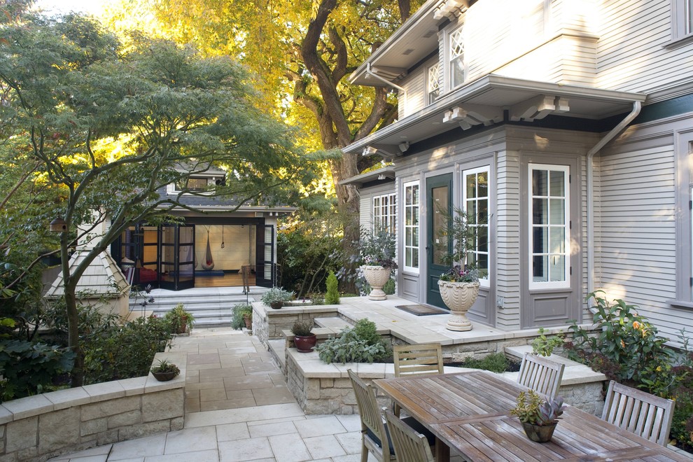 Garage renovated for family play - Traditional - Patio - Seattle - by ...