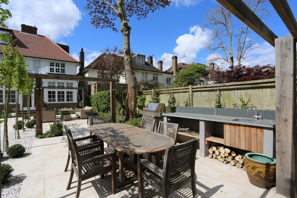 Garden landscaping in Putney - Traditional - Patio - London - by ...