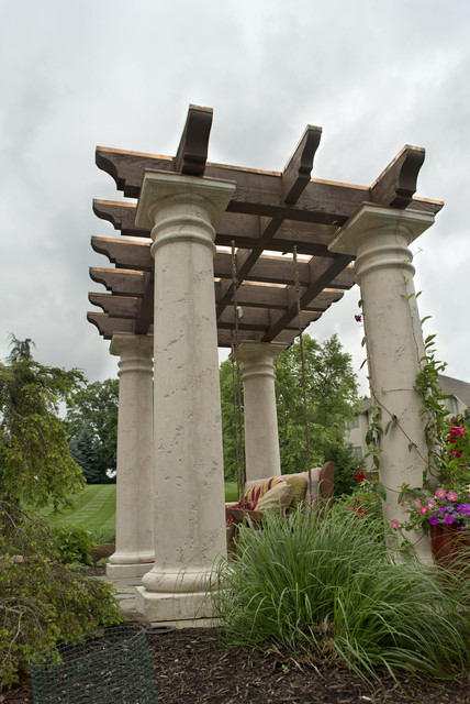 Garden Swing DIY Arbor Kit • Before & After - Craftsman - Patio - Salt ...