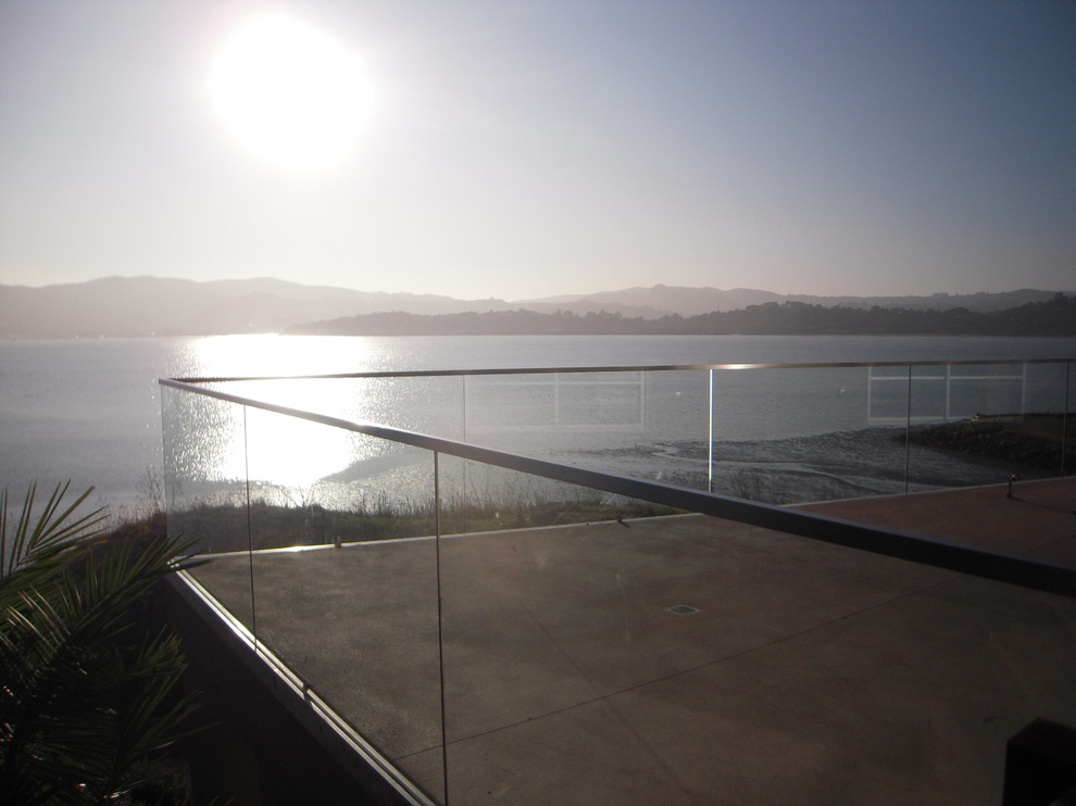 Glass Railings (Interior and Exterior) - Contemporary - Patio - San ...