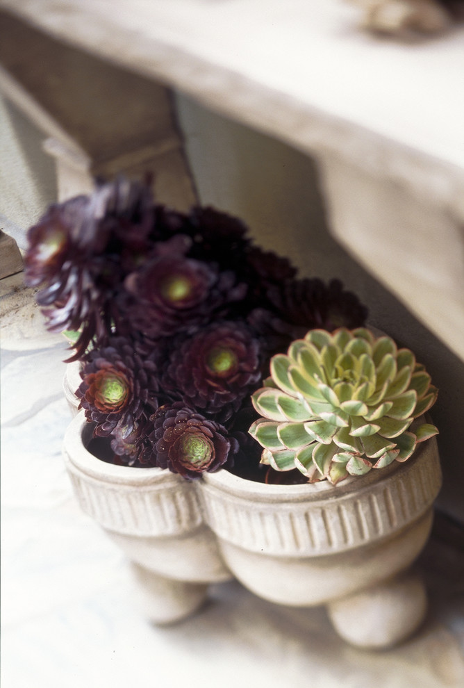 Gorgeous Handcrafted Cast Stone Planters - Traditional - Patio - San ...