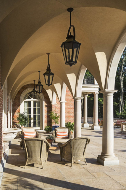 Grand French Chateau - Traditional - Patio - New York - by Tradewood ...