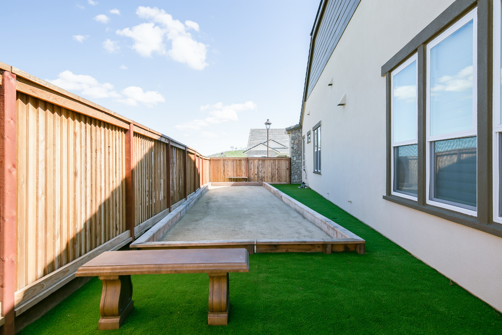 Grass and Pavers Backyard Design Ideas - Contemporary - Patio - San Francisco - by DPG Pavers ...