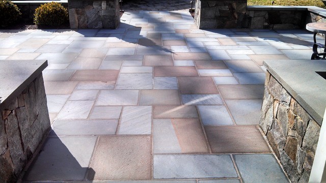 Great Falls Entry Patio & Fire Pit - Traditional - Patio - DC Metro ...