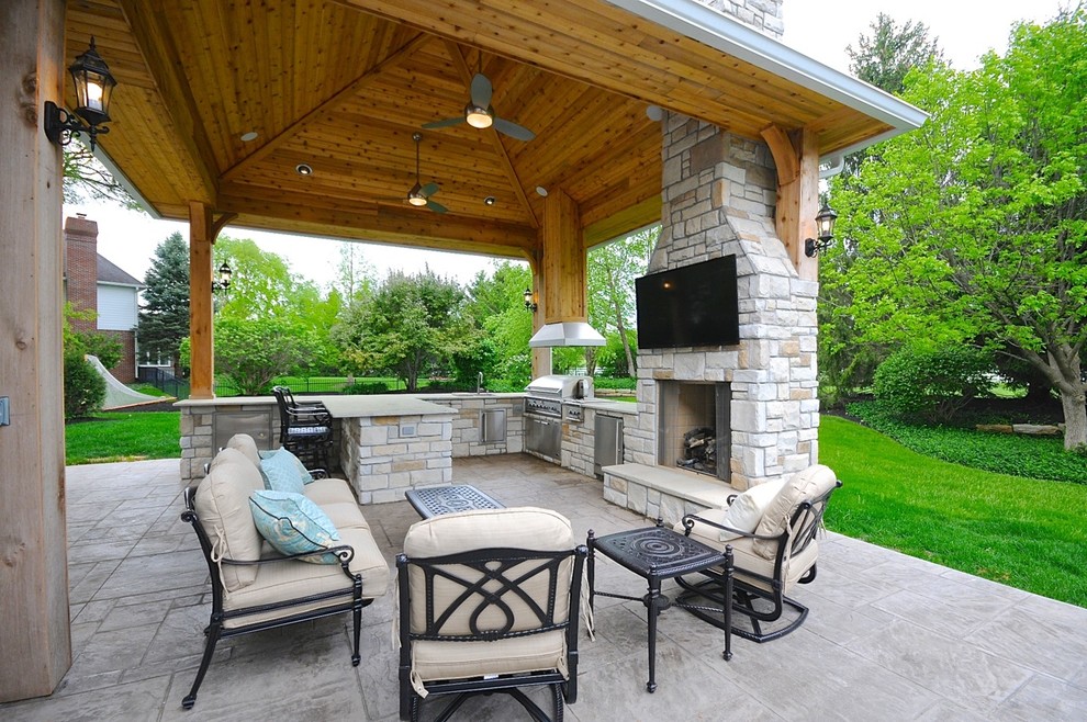 GuyCo - Norfolk Outdoor Living Space - Traditional - Patio ...