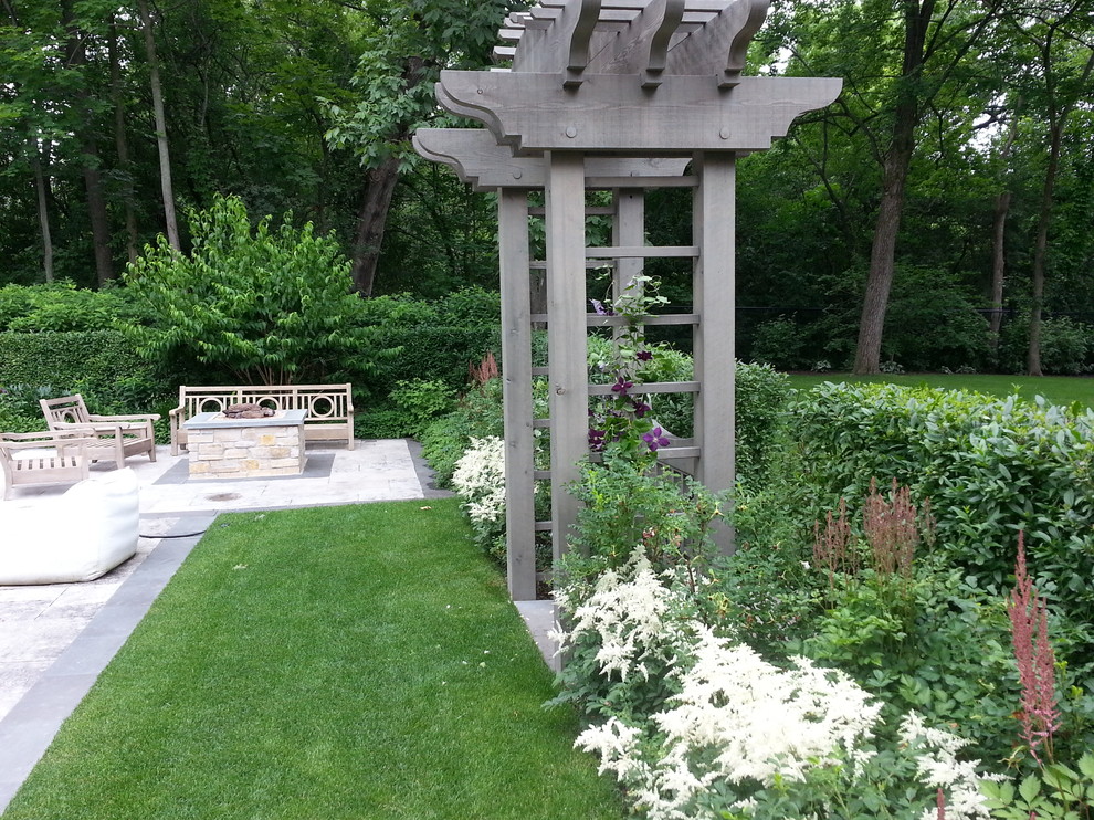 Hamptons Style Pool and Landscape - Traditional - Patio - Chicago - by ...