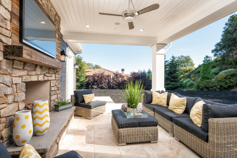 Hamptons Style Spec House in Alamo, CA - Traditional - Patio - San ...