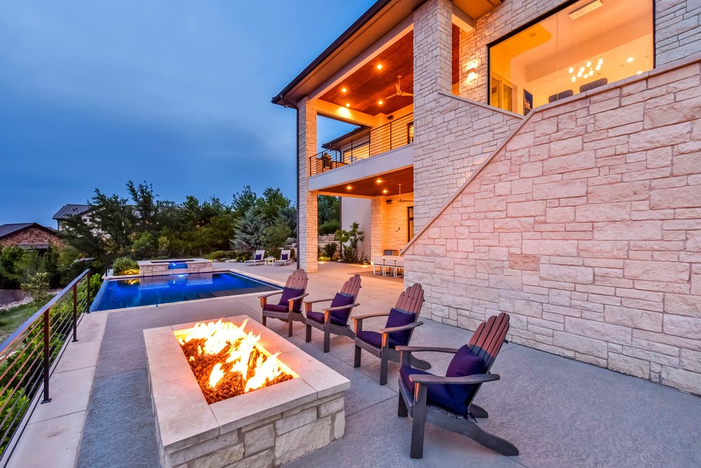 Hill Country Contemporary - Contemporary - Patio - Austin - by Olson ...