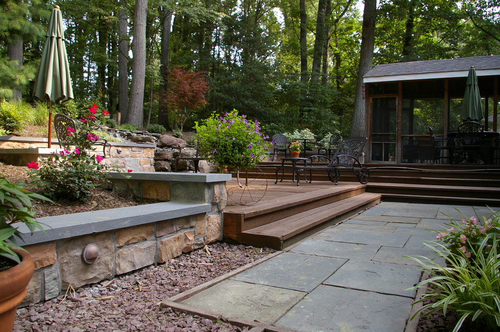 Hillside Terrace - Rustic - Patio - Baltimore - by LandArt Associates ...