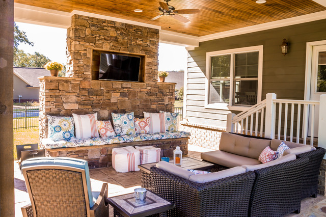 Hixson Project | Patio, Stone, Siding - Patio - Other - by Chattanooga ...