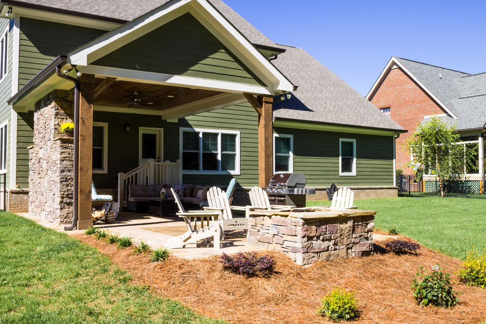 Hixson Project | Patio, Stone, Siding - Patio - Other - by Chattanooga ...
