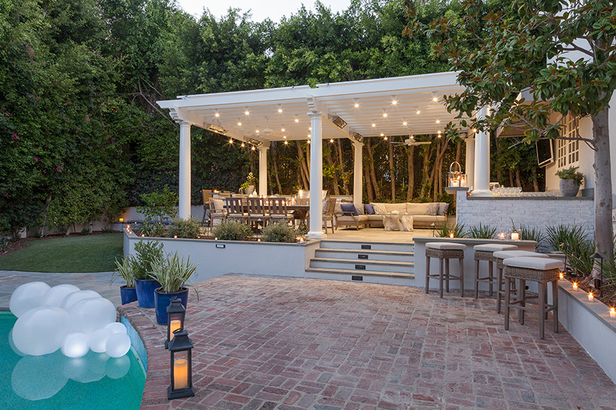 Hollywood Hills Cape Cod - Traditional - Patio - Los Angeles - by Segal ...