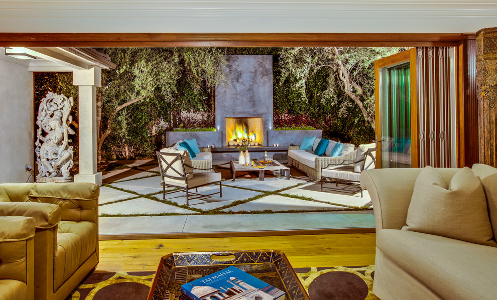 Hollywood Hills Landscape Design Project - Contemporary - Patio - Los ...