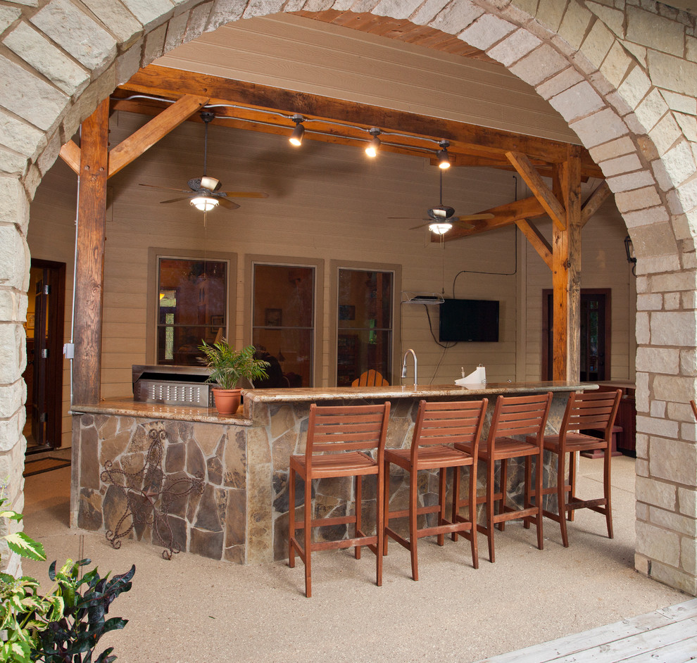 Houston Timber Frame - Traditional - Patio - Houston - by Texas Timber ...