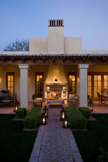 Hunting Lodge Patio - Southwestern - Patio - Phoenix - by Desert Star ...