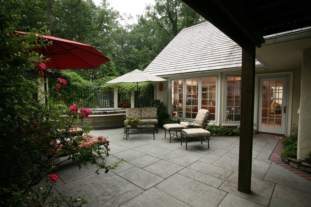 Huntingdon Patio, Pergola & Garage - Traditional - Patio - Philadelphia ...