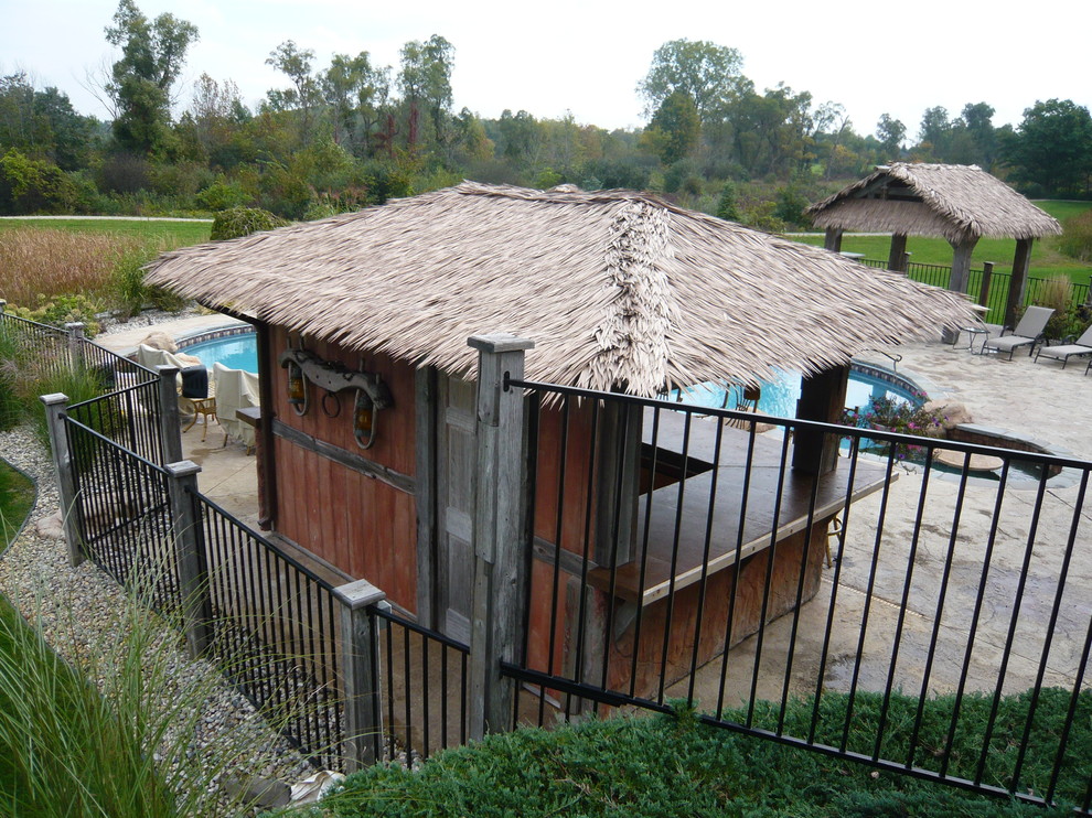 Hybrid Swimming Pool {PLO} - Tropical - Patio - Detroit - by Legendary ...