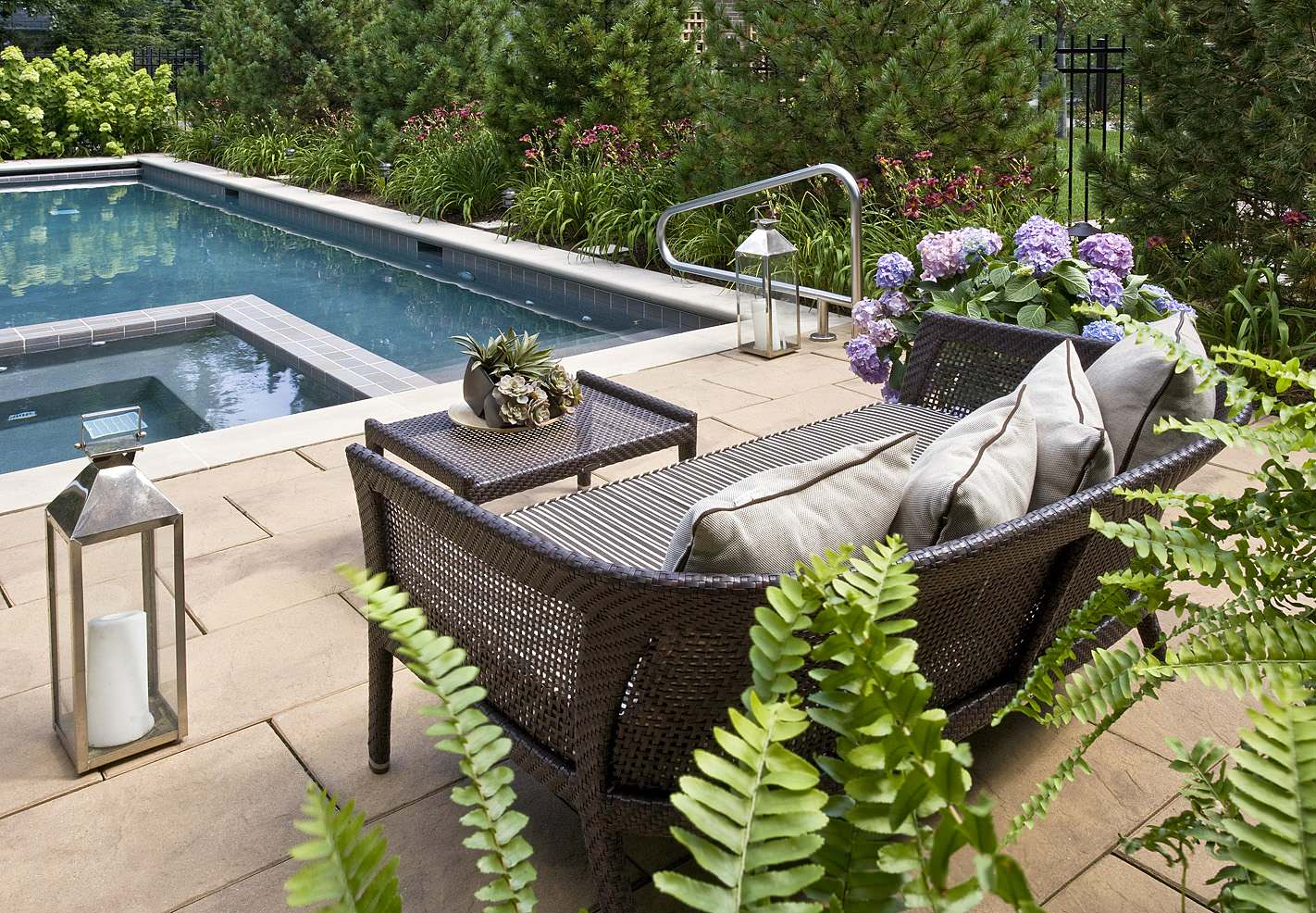 Decorative Pool Handrails | Shelly Lighting