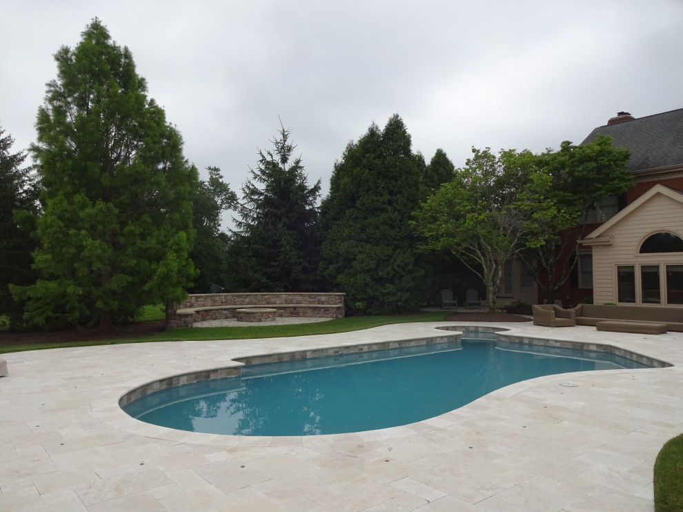 Indian Hill Pool Renovation - Contemporary - Patio - Cincinnati - by ...