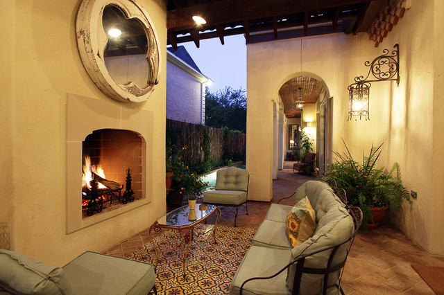 Inside and Out, Cement Tile Sparkles in a Gracious Houston Home ...