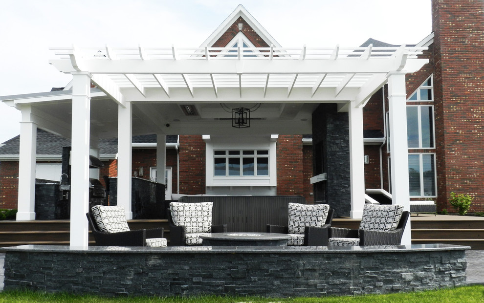 Inside Out - Covered Patio Addition - Contemporary - Patio - New York ...