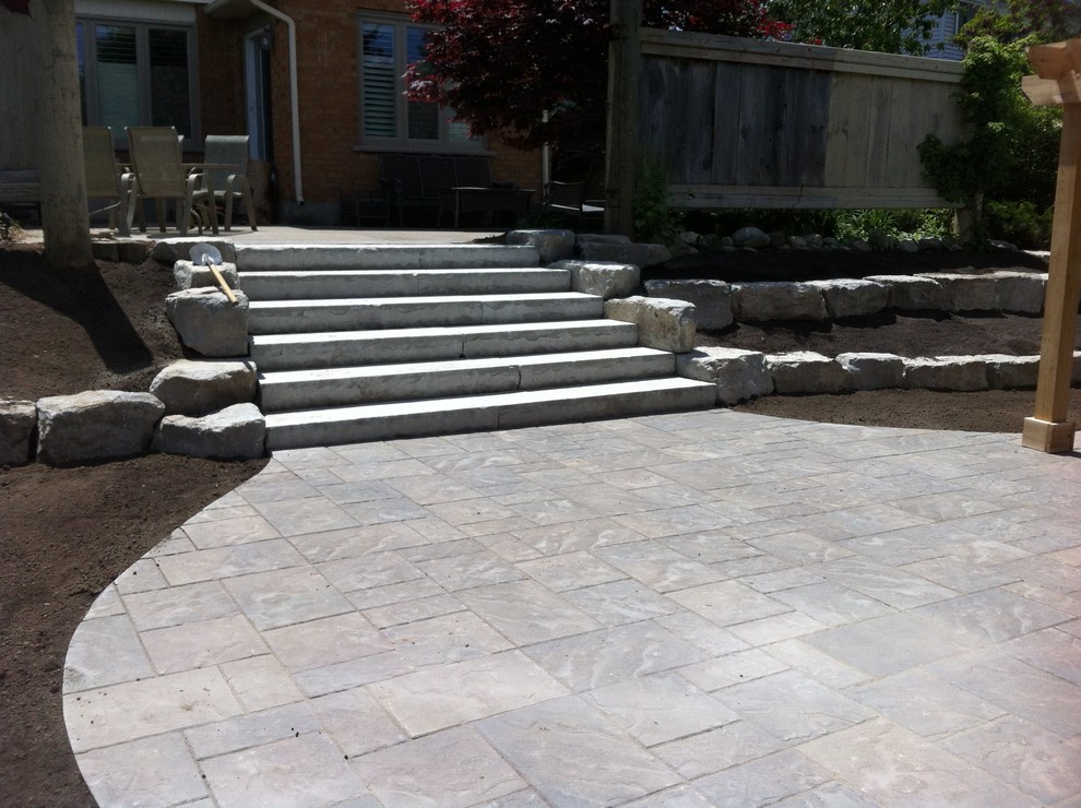 Interlock and Stone Steps - Patio - Toronto - by Wilder Concepts | Houzz