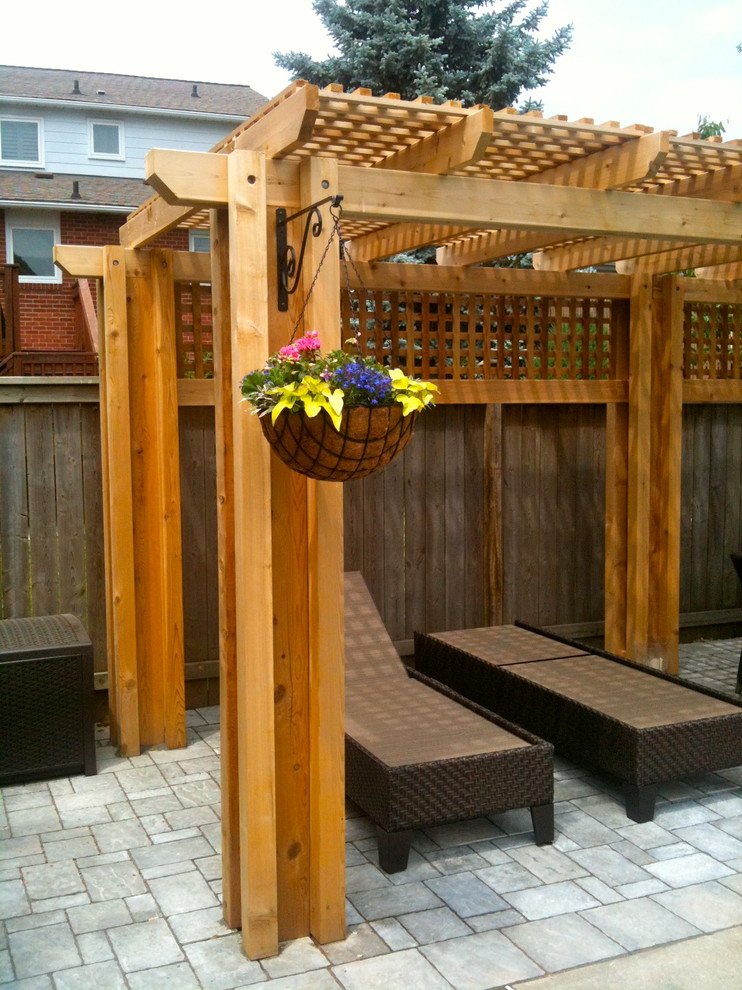 Unilock Patio With Pergola