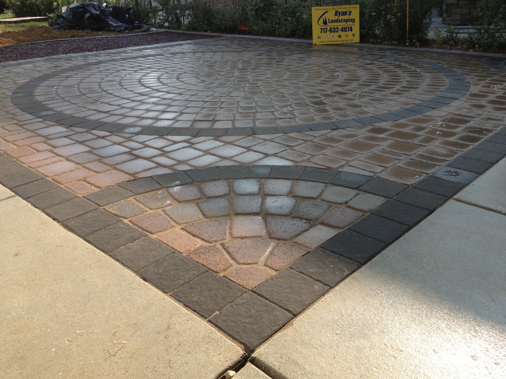 Interlocking Paver Patio Project in Hanover, PA - Contemporary - Patio ...