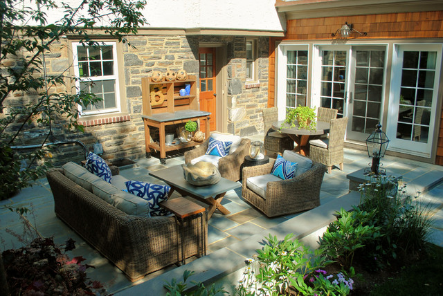 Intimate Garden Setting - Traditional - Patio - Philadelphia - by Burke ...