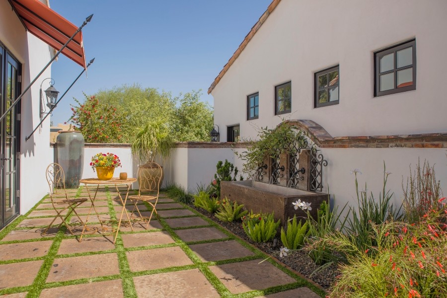 Intimate Patio - Mediterranean - Patio - Phoenix - by Exteriors By Chad ...