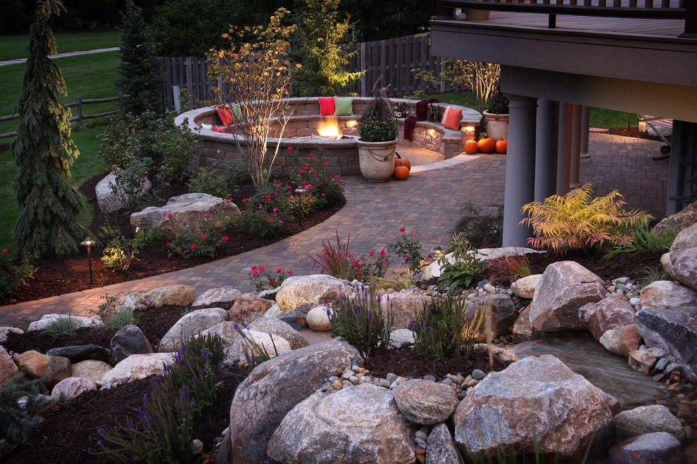 Inviting Outdoor Patio - Traditional - Patio - Other - by Kearney Crete ...