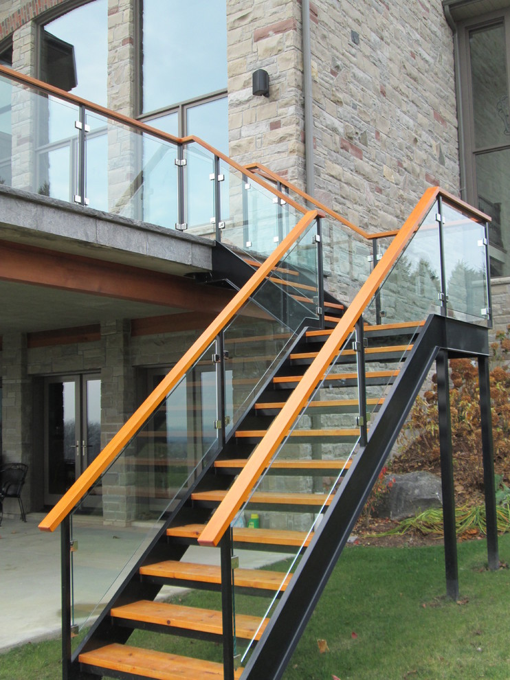 Iron Stairs - Modern - Patio - Toronto - by Endeman's Ironcraft Ltd | Houzz