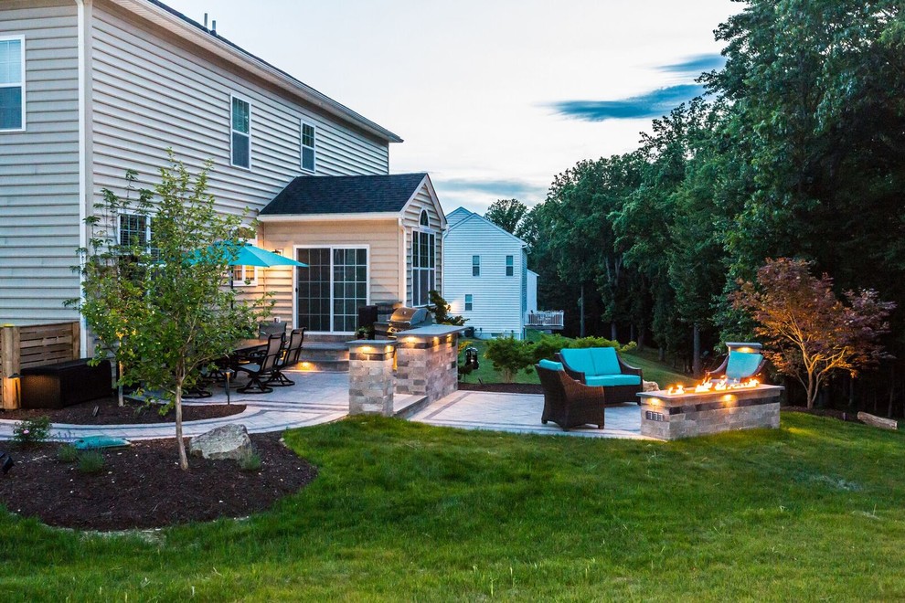 Jackson Design-Build Outdoor Space - Transitional - Patio ...