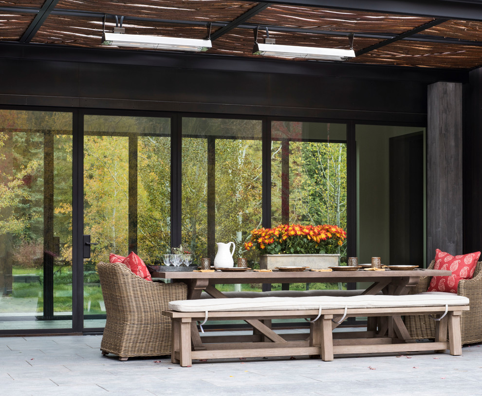 Jada Windows Steel Inswing Door Glass Wall - Rustic - Patio ...