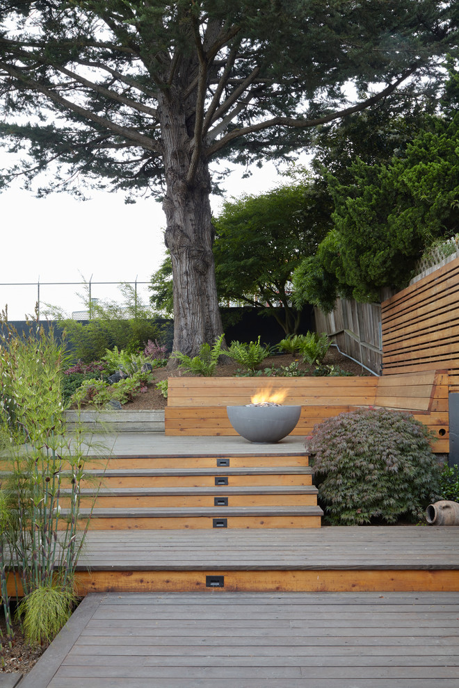 Japanese California Garden - Contemporain - Terrasse et Patio - San ...