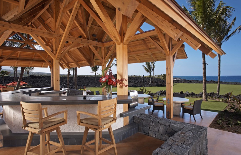 Kaupulehu Beach Club - Traditional - Patio - Other - by Hamill Creek ...