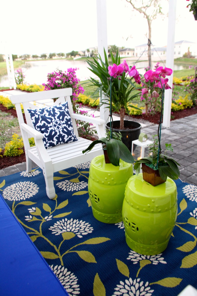 Key West Cottage - Beach Style - Patio - Miami - by Interiors by Maite ...