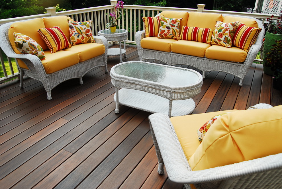 Key West Seating in Rustic White - Traditional - Patio - Raleigh - by ...