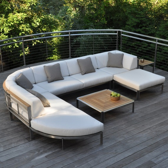 Kingsley-Bate Tivoli Outdoor Sectional Seating - Modern - Deck ...