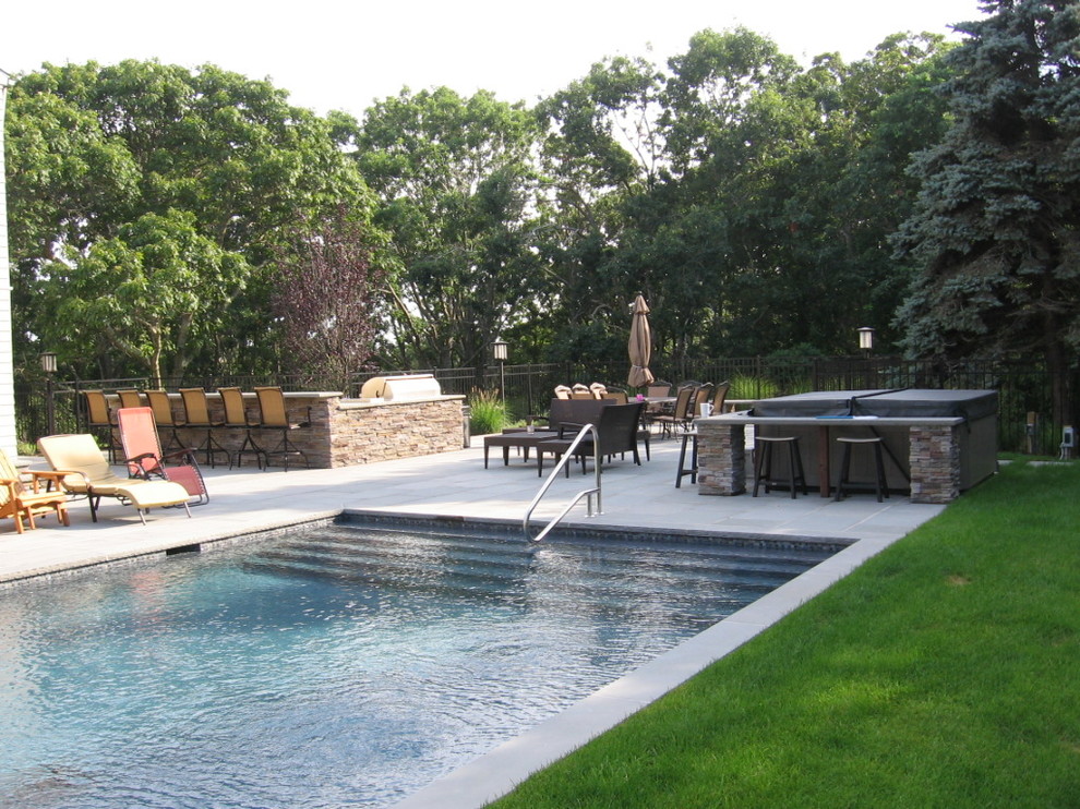 Long Island Outdoor Kitchen - Traditional - Patio - New York - by ...