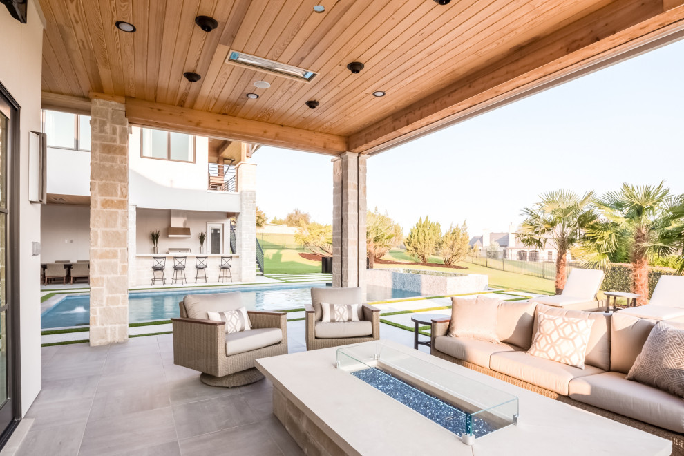 La Cantera Dream Home - Transitional - Patio - Dallas - by Haus of ...