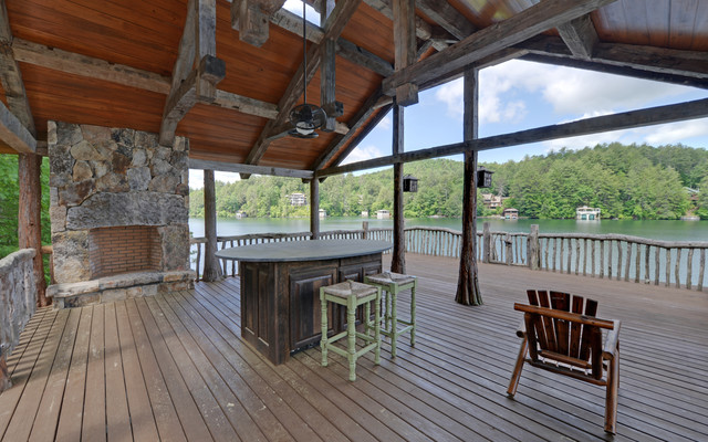 Lake Rabun Custom Homes - Rústico - Patio - Atlanta - de Envision Web ...