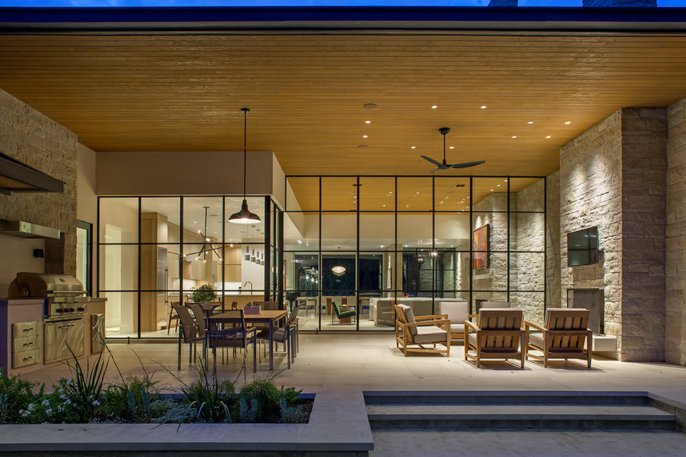 LAKEFRONT LUXURY - Modern - Patio - Austin - by Rehme Steel Windows ...