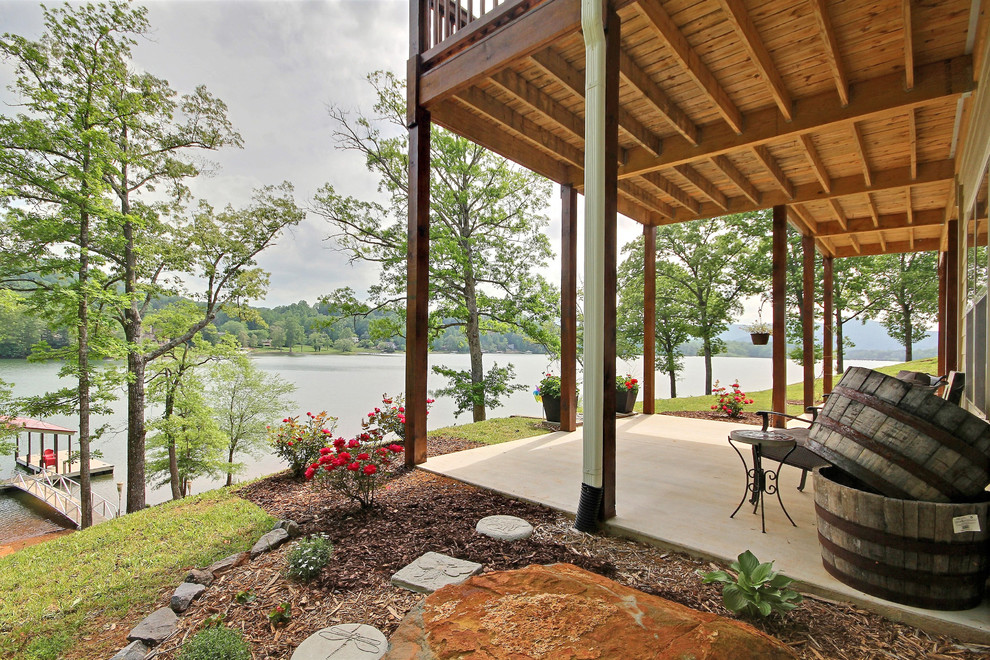 LakeSide Cottage at Lake Chatuge - Rustic - Patio - Atlanta - by Brown ...