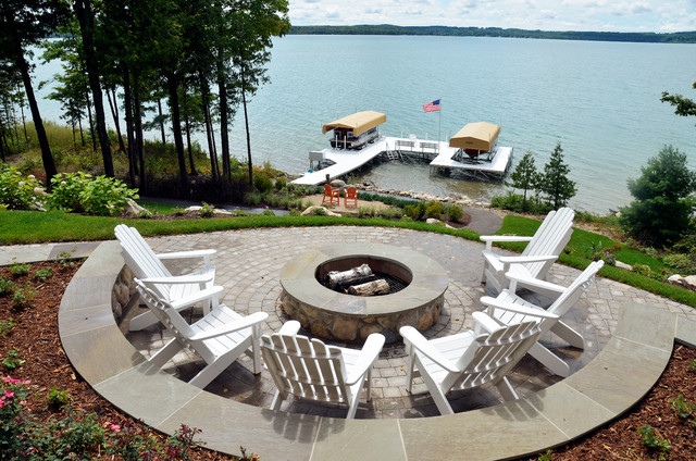 Lakeside Hideaway Patio and Dock - Rustic - Patio - Other - by Town ...