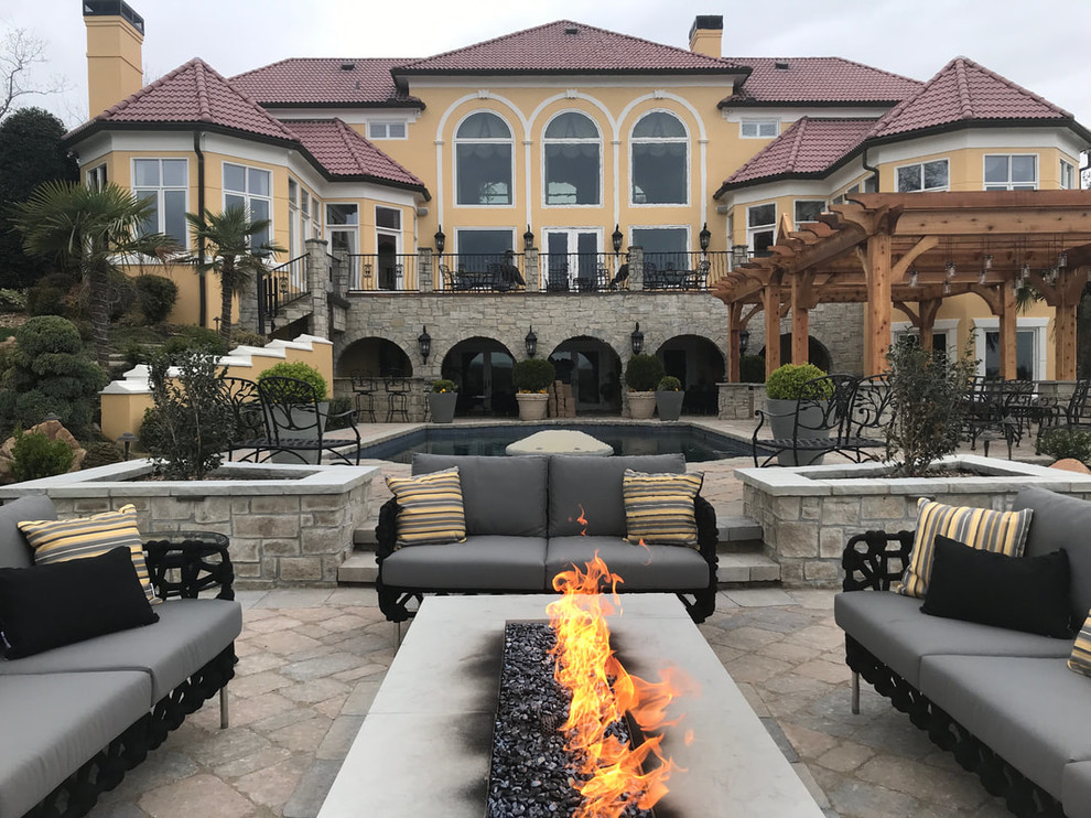 Lakeside luxury outdoor living - Contemporary - Patio - Other - by ...