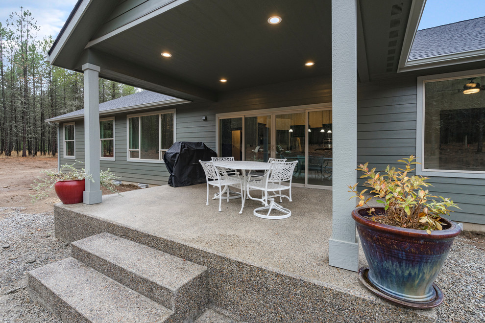 Lakeview Floorplan Covered Patio - Rustic - Patio - Seattle - by ...