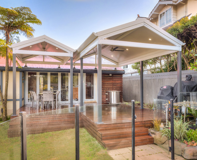 Lane Cove - Double Gable Outback Patio - Moderne - Terrasse et Patio ...