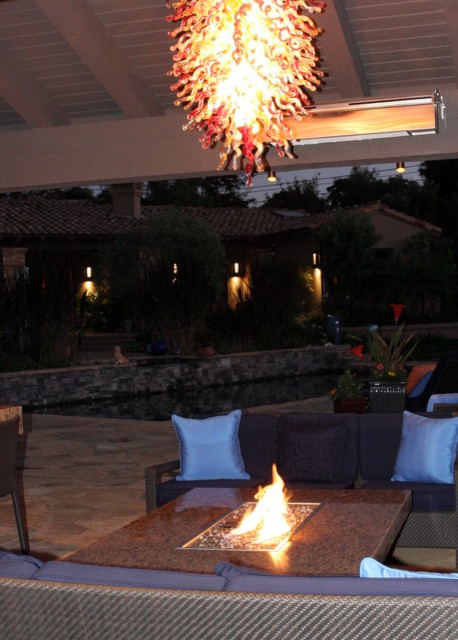 Large Balboa Fire pit table - Mediterranean - Patio - San Diego - by ...