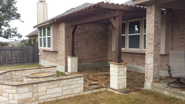 Leander Backyard Oasis - Traditional - Patio - Austin - by DH Landscape ...